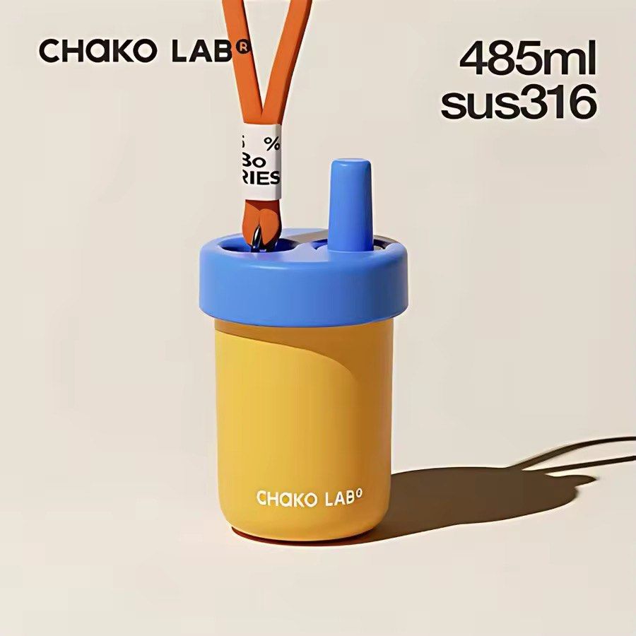 Chako Lab Bobo Vacuum Cup Insulated Thermos, Furniture & Home Living ...
