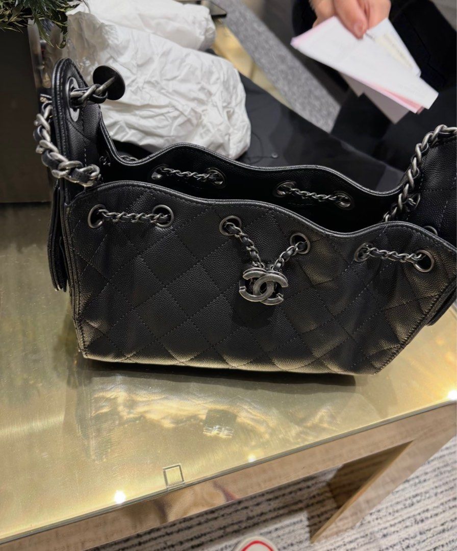 Chanel 25 bag mini caviar SHW, Luxury, Bags & Wallets on Carousell