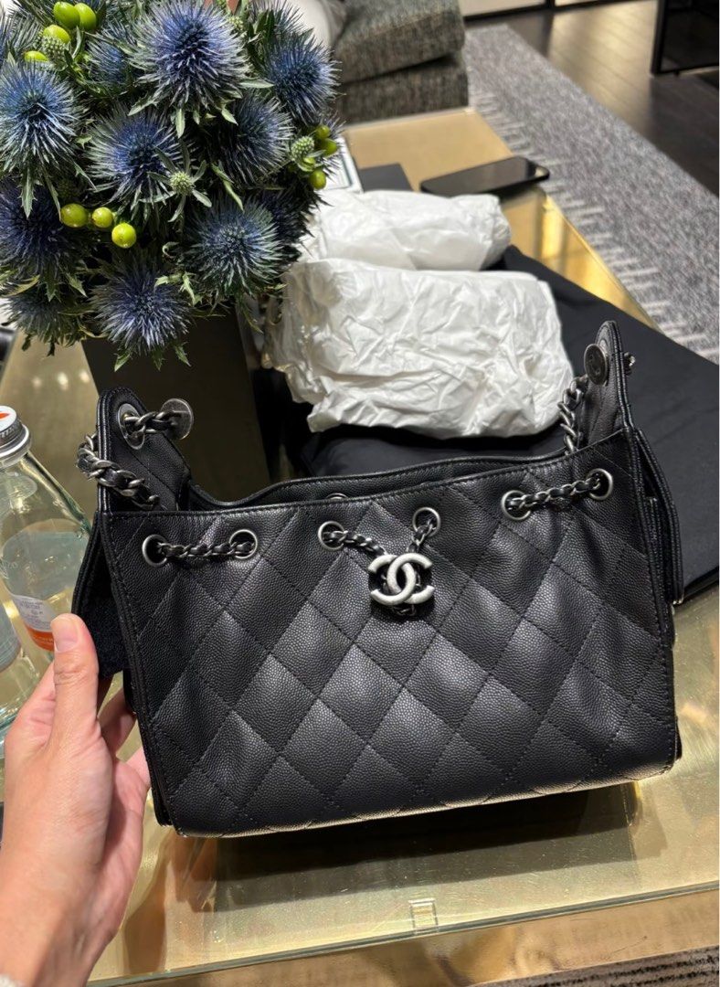 Chanel 25 bag mini caviar SHW, Luxury, Bags & Wallets on Carousell