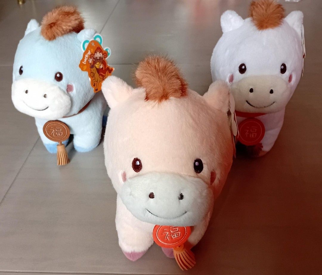 CNY 2026 Cute Horse Plushies, Hobbies & Toys, Toys & Games on Carousell