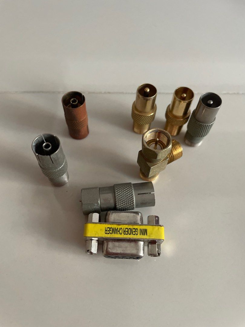 Coaxial cable connector, TV & Home Appliances, TV & Entertainment, TV ...