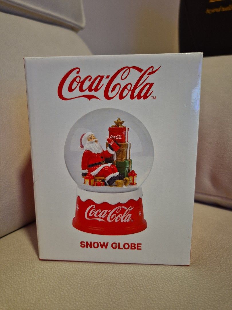 Coca-Cola Christmas Santa Snow Globe, Furniture & Home Living, Home ...