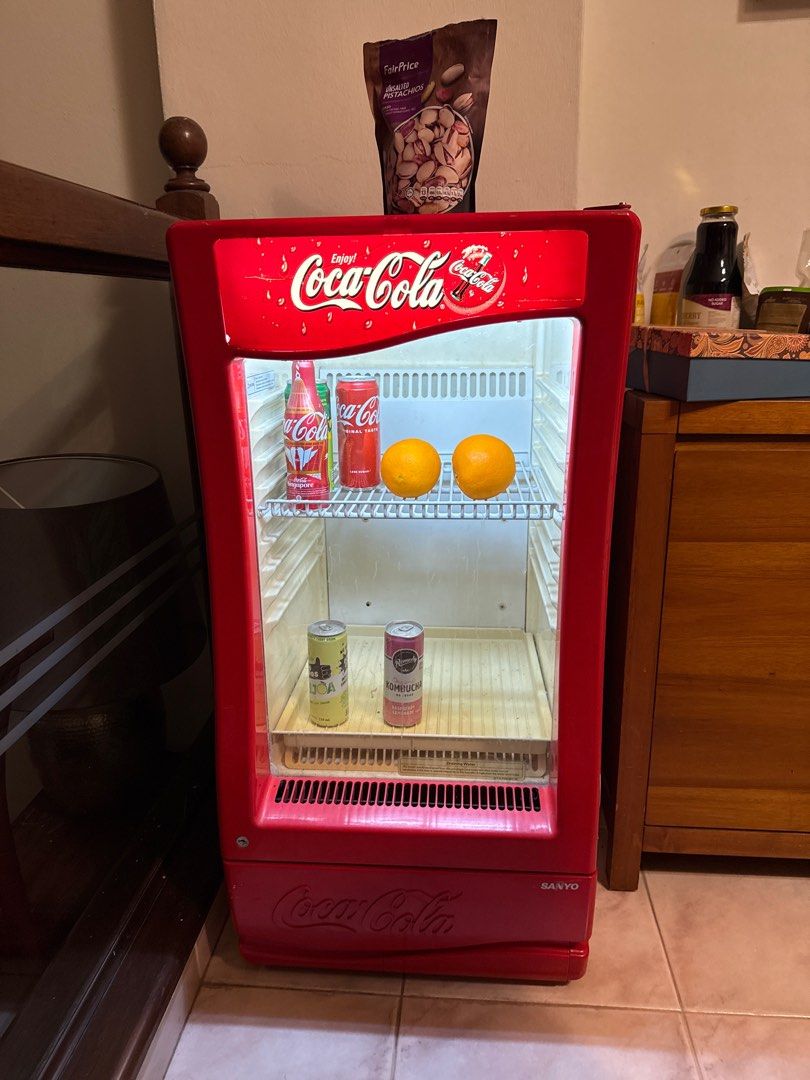 Coca-Cola Mini Fridge - Sanyo, TV & Home Appliances, Kitchen Appliances ...