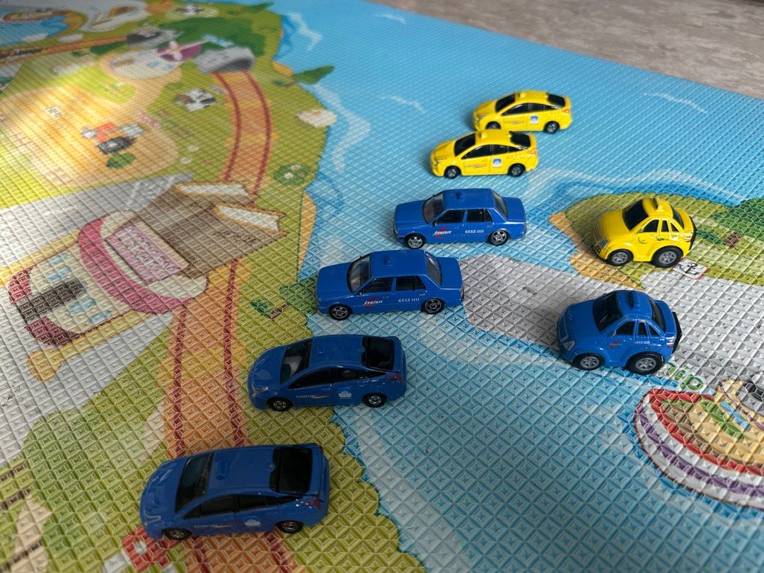 Comfort Toy Taxi Cars, Hobbies & Toys, Toys & Games on Carousell