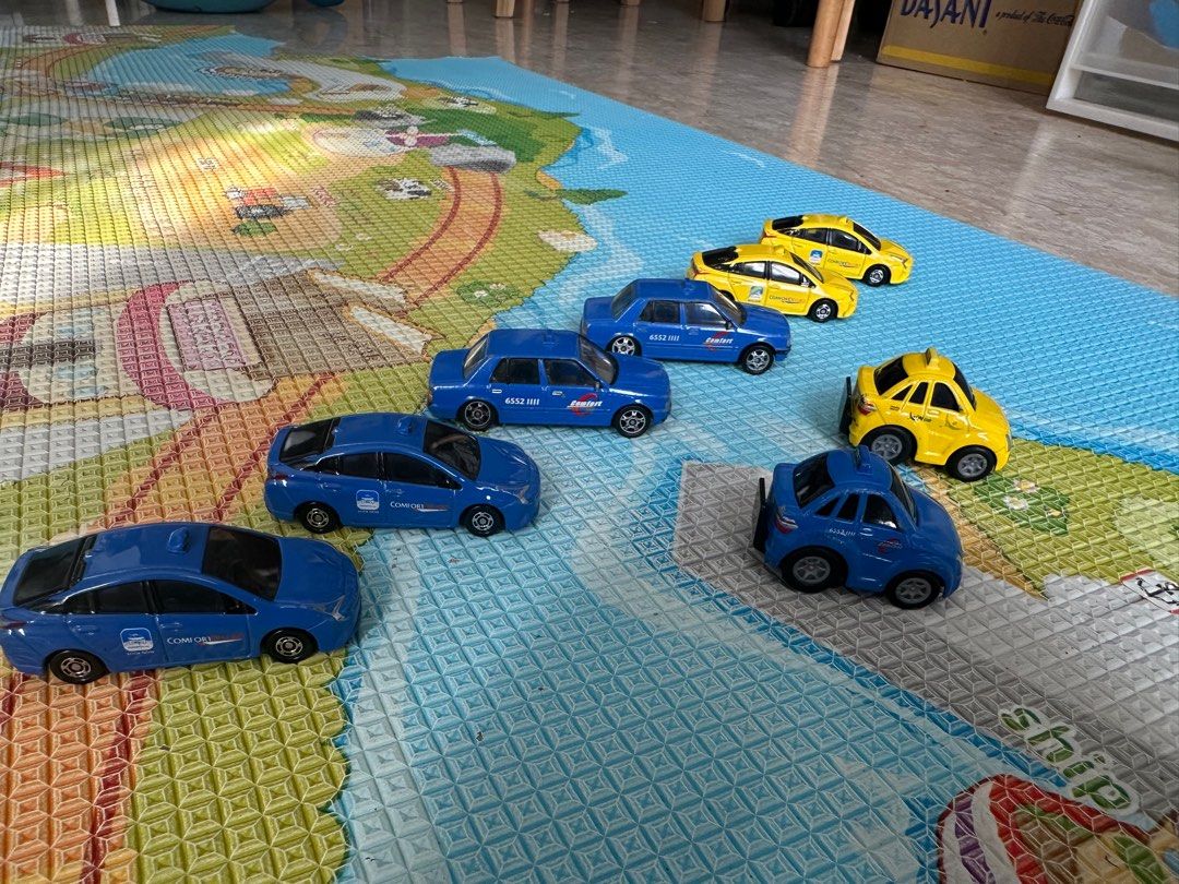 Comfort Toy Taxi Cars, Hobbies & Toys, Toys & Games on Carousell
