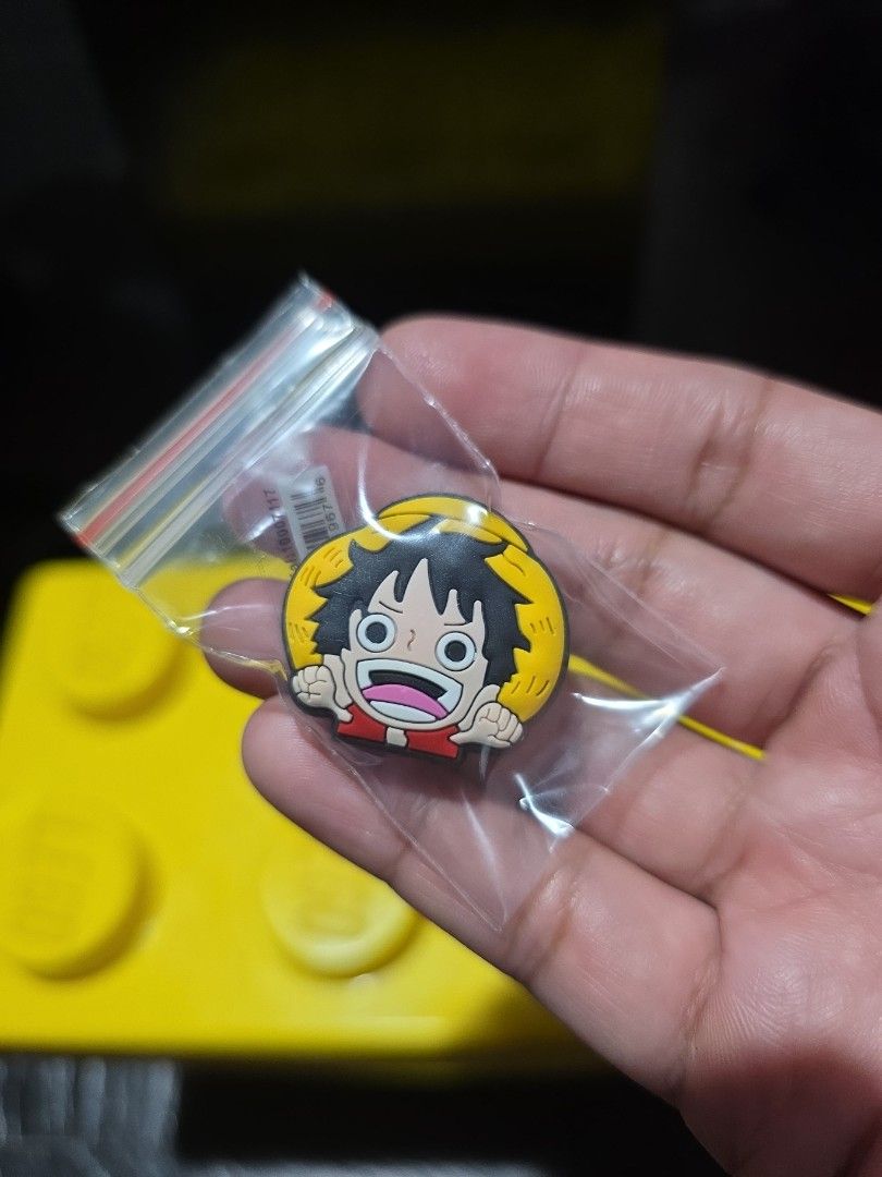 Crocs Jibbitz Charm One Piece Monkey D. Luffy, Men's Fashion, Footwear ...