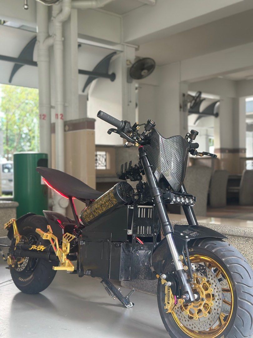 m3 ebike - Black and Gold, Sports Equipment, PMDs, E-Scooters & E-Bikes ...