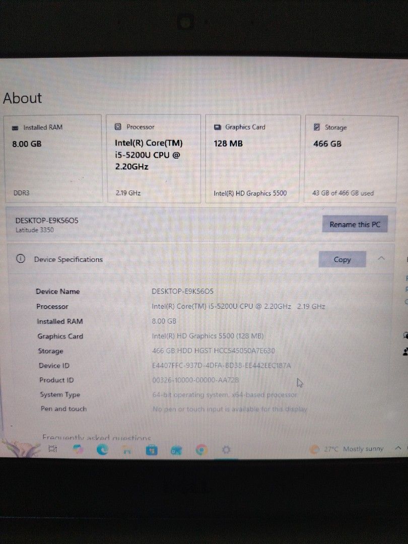 Dell Latitude 3350 Laptop, Computers & Tech, Laptops & Notebooks on ...