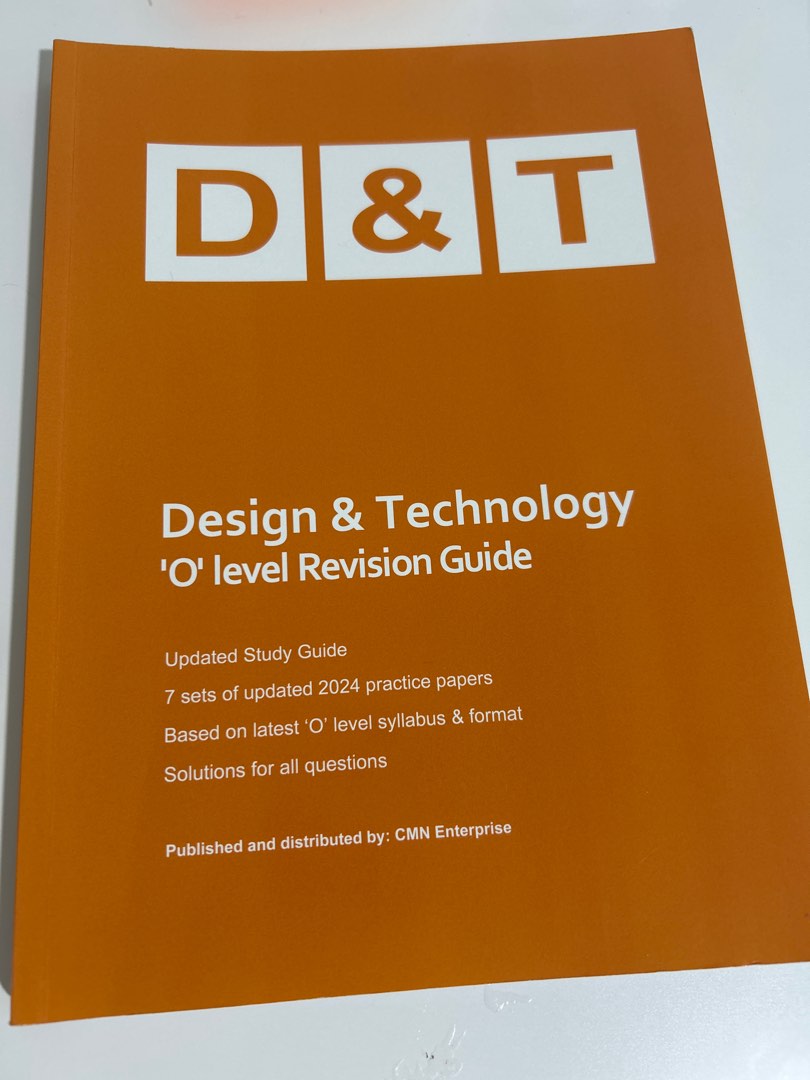 Design & Technology 'O' Level Revision Guide, Hobbies & Toys, Books ...
