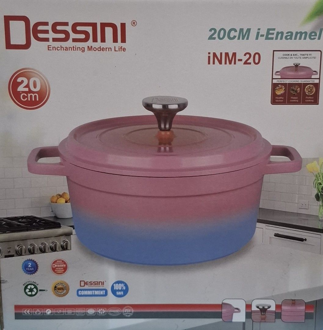 Dessini 20cm i-Enamel Cookware, Furniture & Home Living, Kitchenware ...