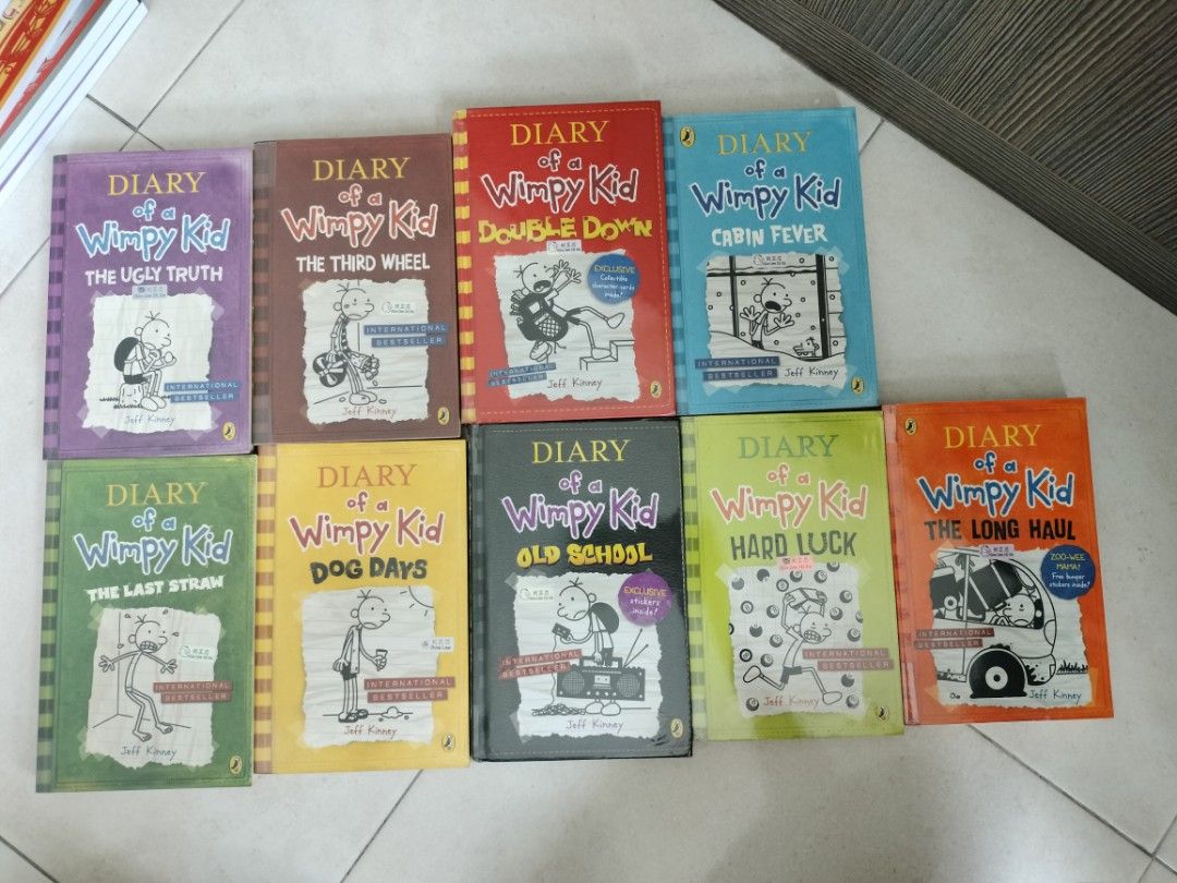 Diary of a Wimpy Kid Book Collection, Hobbies & Toys, Books & Magazines ...