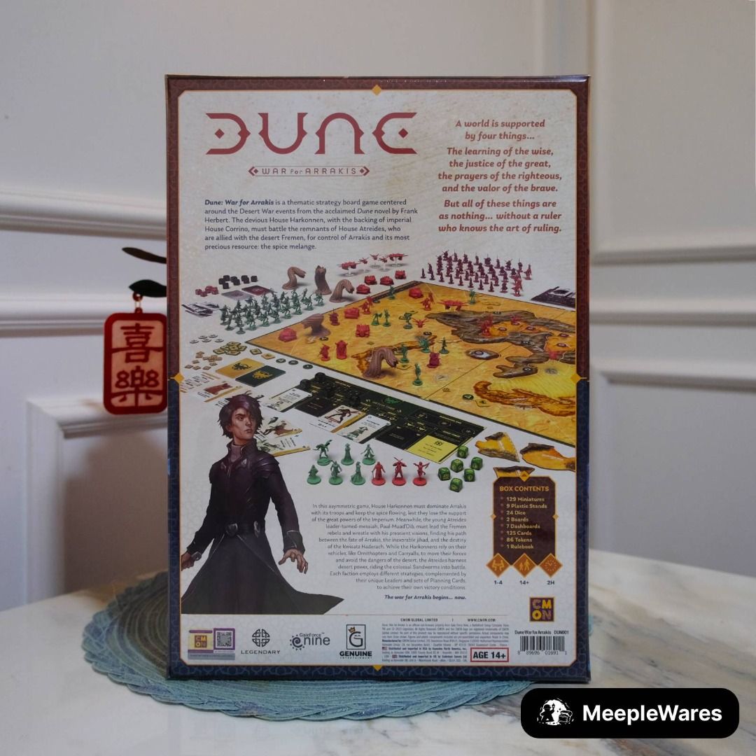 Dune: War for Arrakis Core Box Board Game (2024) (GENUINE), Hobbies ...