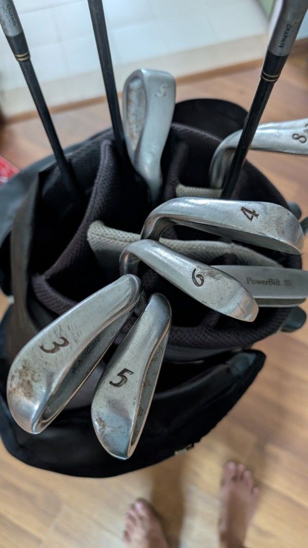 Dunlop Golf Club Set with Gary Player Woods, Sports Equipment, Sports ...