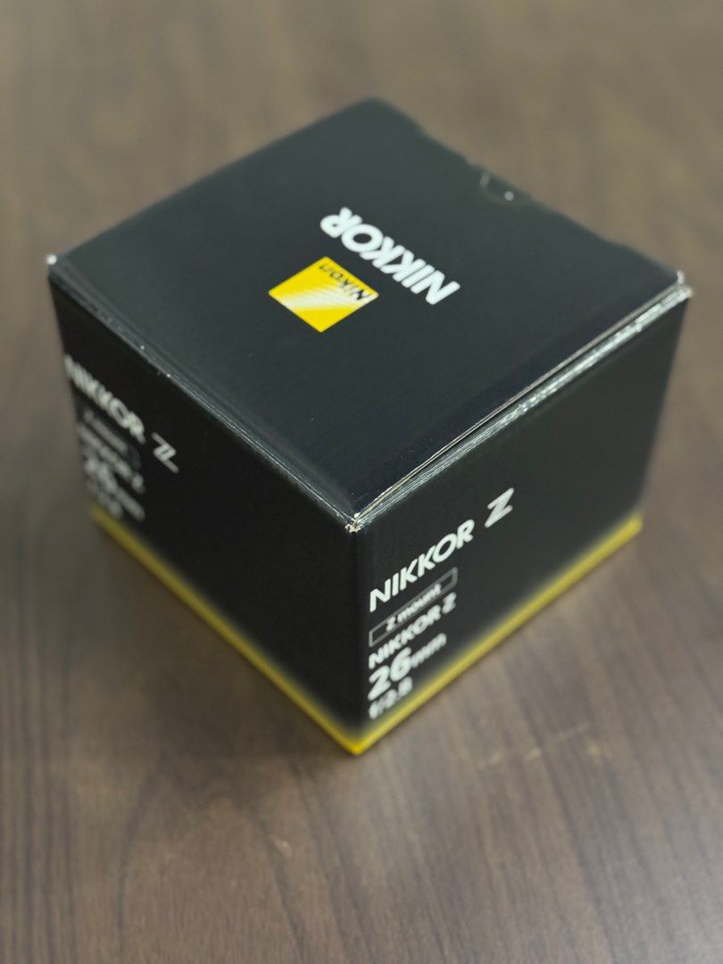 Empty Boxes for Nikon Nikkor Z 35mm f/1.8 S Lens and 26mm f/2.8 ...