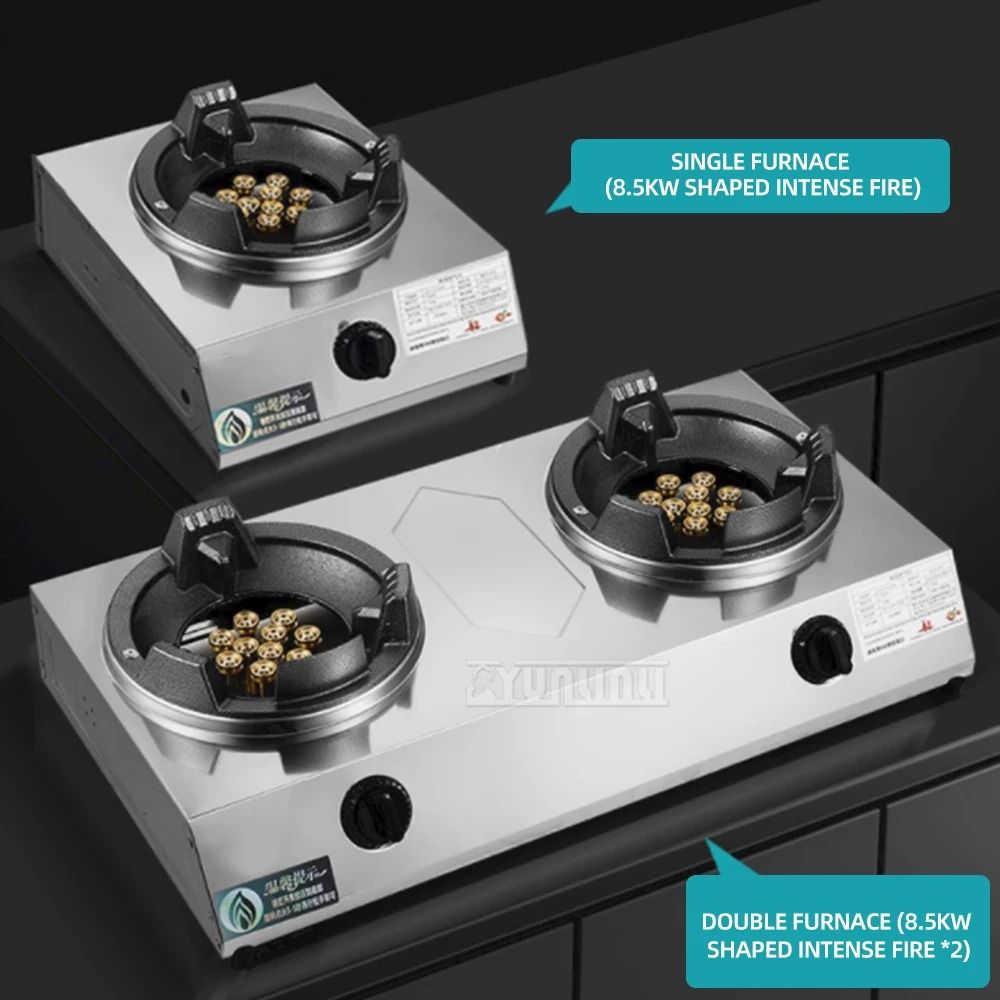 Energy-saving Double Stove Fierce Fire Stove Liquefed Gas Natural Gas ...
