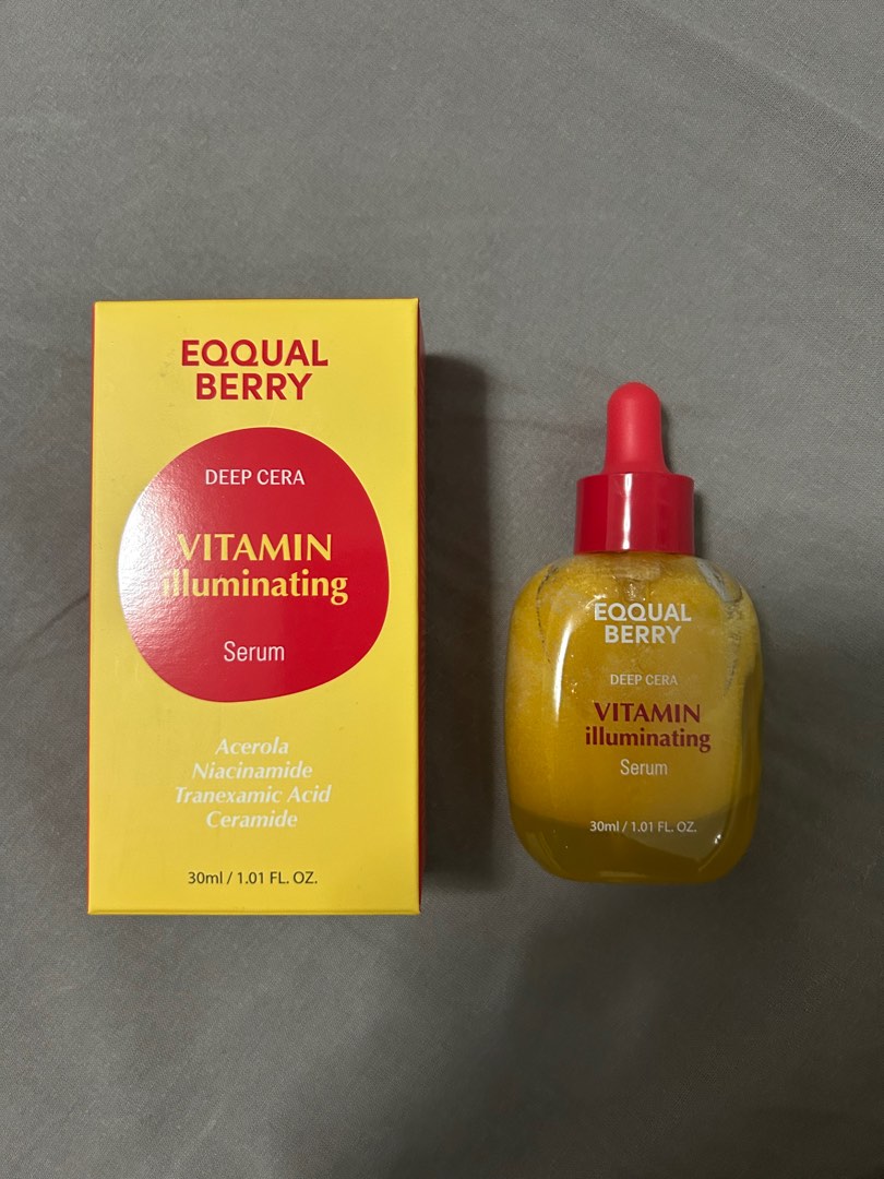 EQQUALBERRY Vitamin Illuminating Serum 30ml, Beauty & Personal Care ...