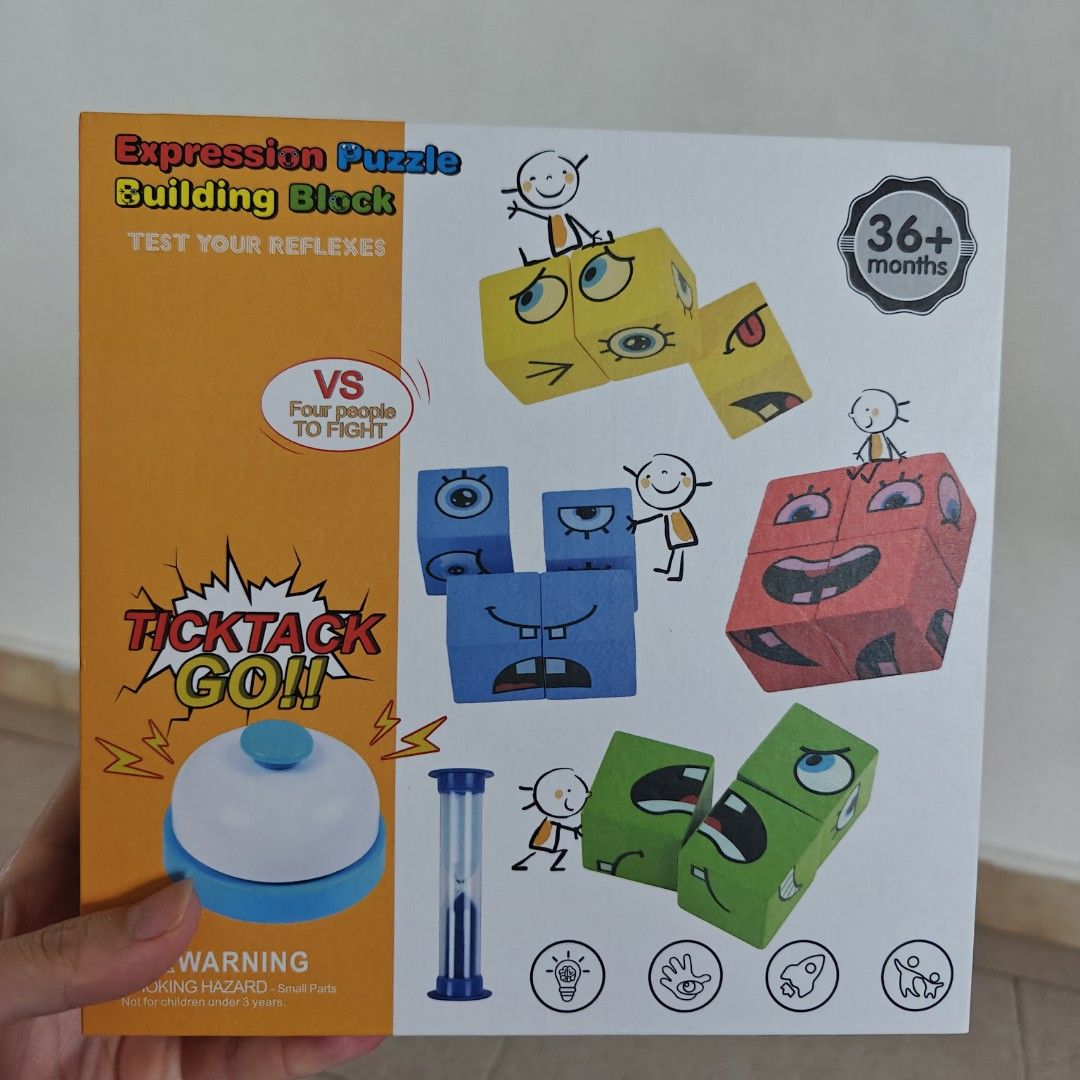 Expression Puzzle Building Block - Tick Tack Go! Educational Toy ...
