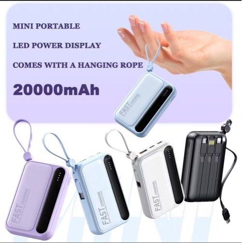 Fast Charging Power Bank 20000mAh - 4 Output, Mobile Phones & Gadgets ...