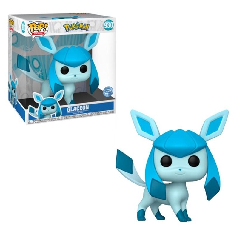 [Free Delivery] Funko POP! Jumbo: Games: Pokemon - Glaceon (930 ...