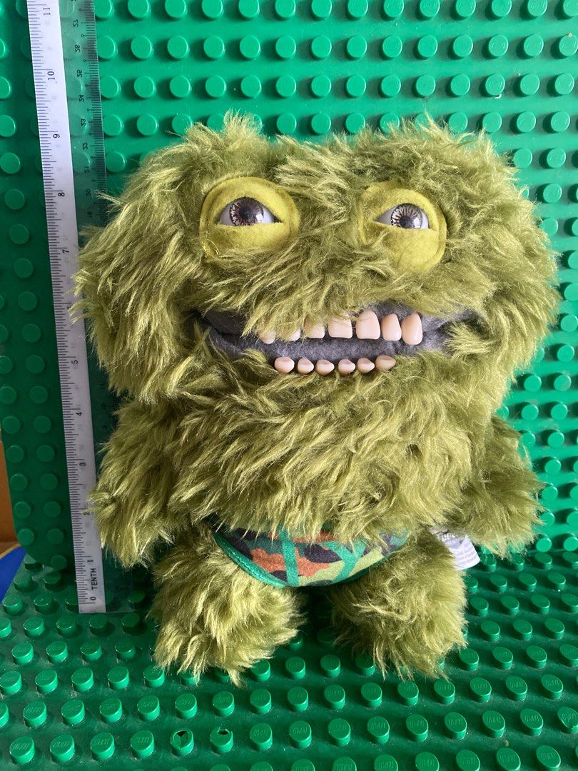 Fuggler Green Funny Ugly Monster Plush Toy, Hobbies & Toys, Toys ...
