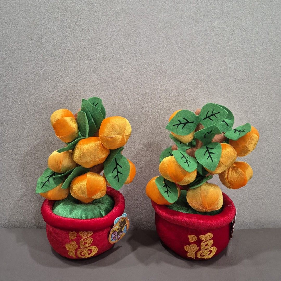 Funclaw CNY Mandarin Orange Plant Large Plush, Hobbies & Toys, Toys ...