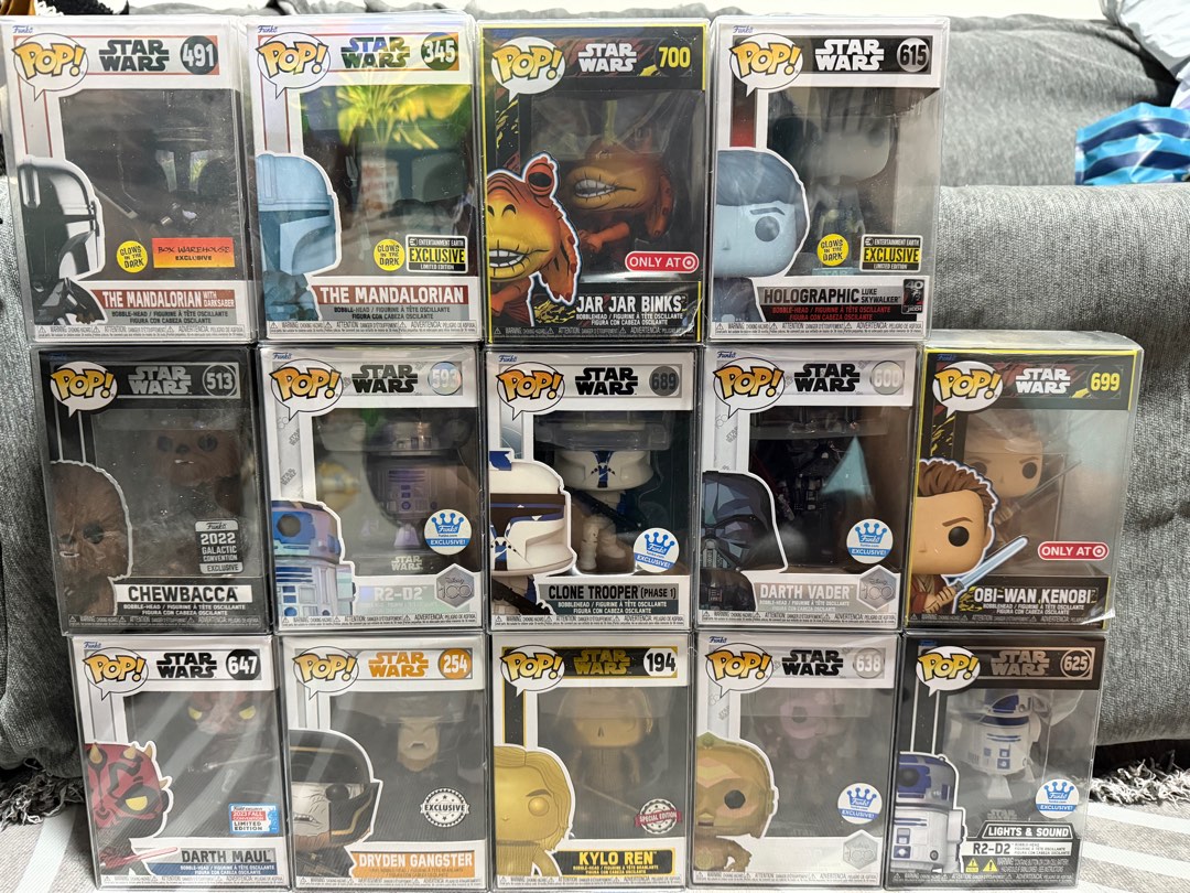 Funko Pop! Star Wars Figures - Various Characters, Hobbies & Toys, Toys ...