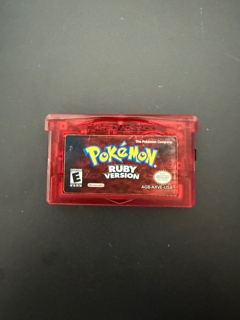 Gameboy Advance Pokemon Ruby Version, Video Gaming, Video Games ...