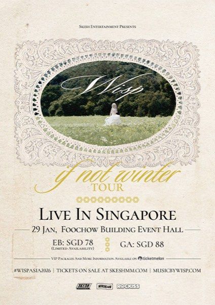(General Admission) Wisp Live In Singapore 2026, Tickets & Vouchers ...