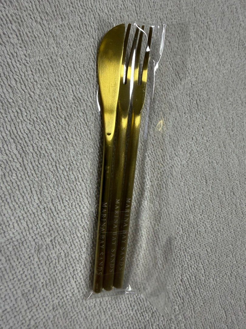 Gold Cutlery Set, Furniture & Home Living, Kitchenware & Tableware ...