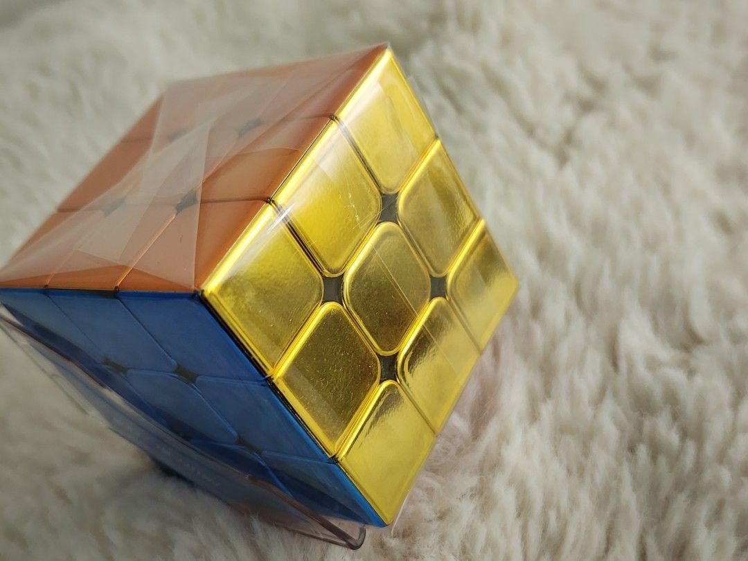Metellic Rubik's Cube, Hobbies & Toys, Toys & Games on Carousell