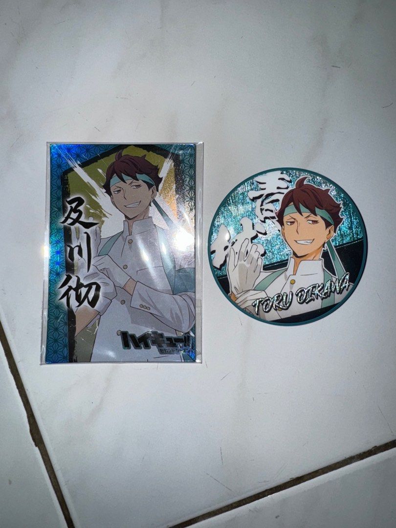 Haikyuu Tooru Oikawa Badge & PC Set, Hobbies & Toys, Toys & Games on ...