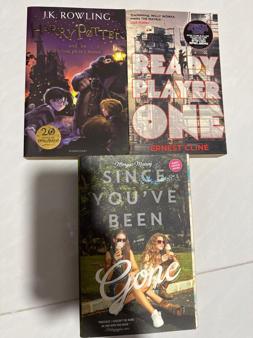 Harry Potter, Ready Player One, Since You've Been Gone, Hobbies & Toys ...