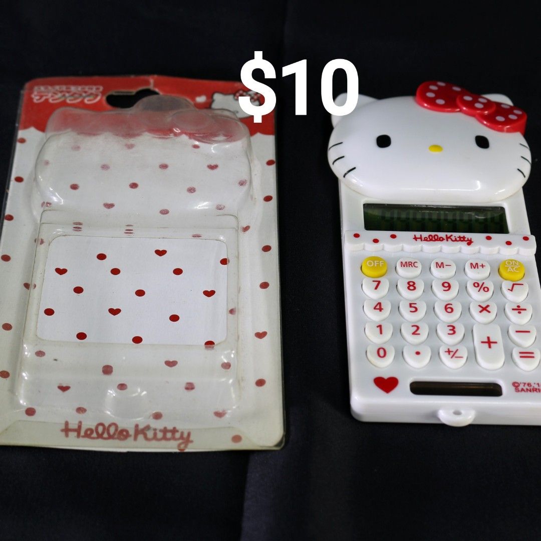 Hello Kitty Calculator - Solar Powered, Hobbies & Toys, Stationery ...