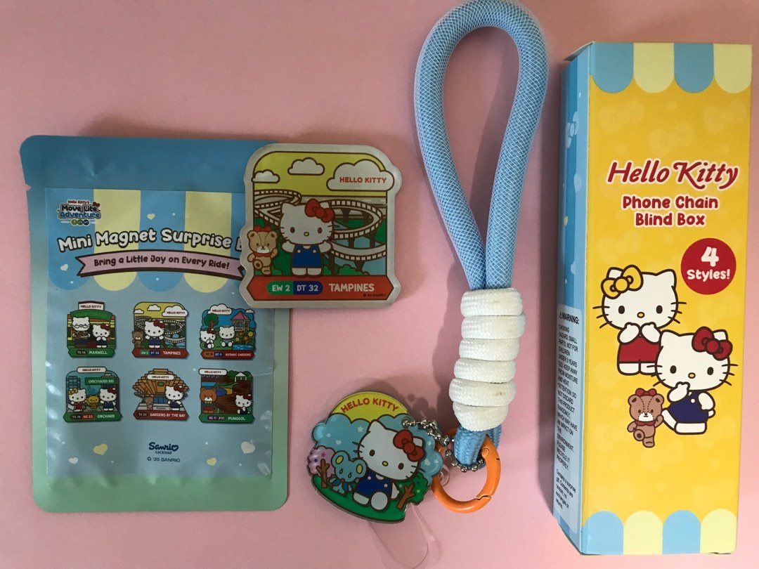 Hello Kitty Phone Chain, Magnet Surprise Bag , Hobbies & Toys ...