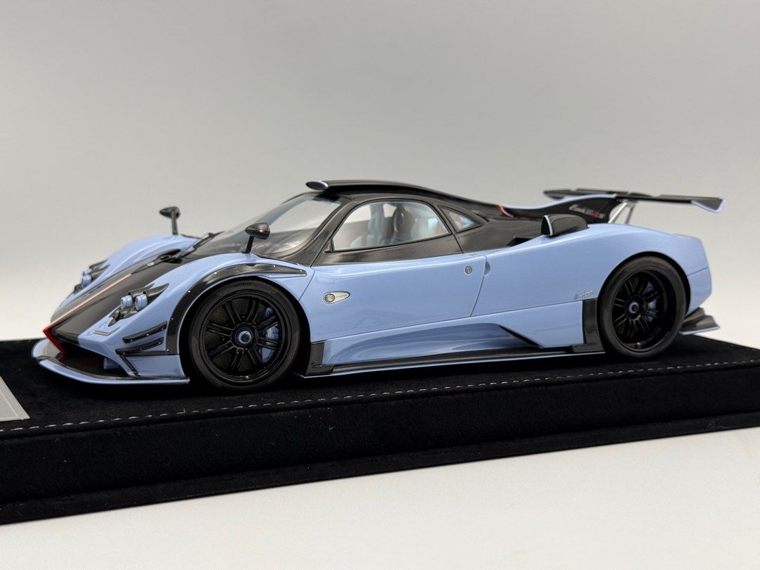 Henson & Heaven 1:18 Pagani Zonda 760 (Baby Blue), Hobbies & Toys, Toys ...