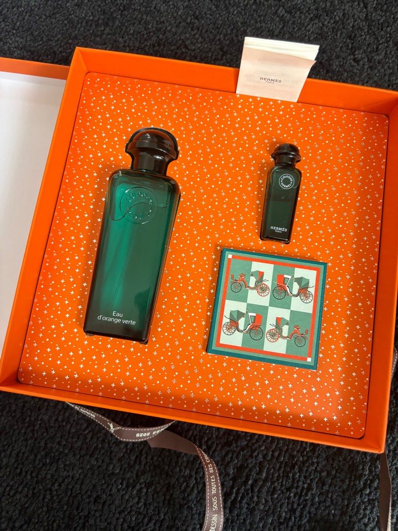 Hermes Eau d'Orange Verte Eau de Cologne Gift Set, Beauty & Personal ...