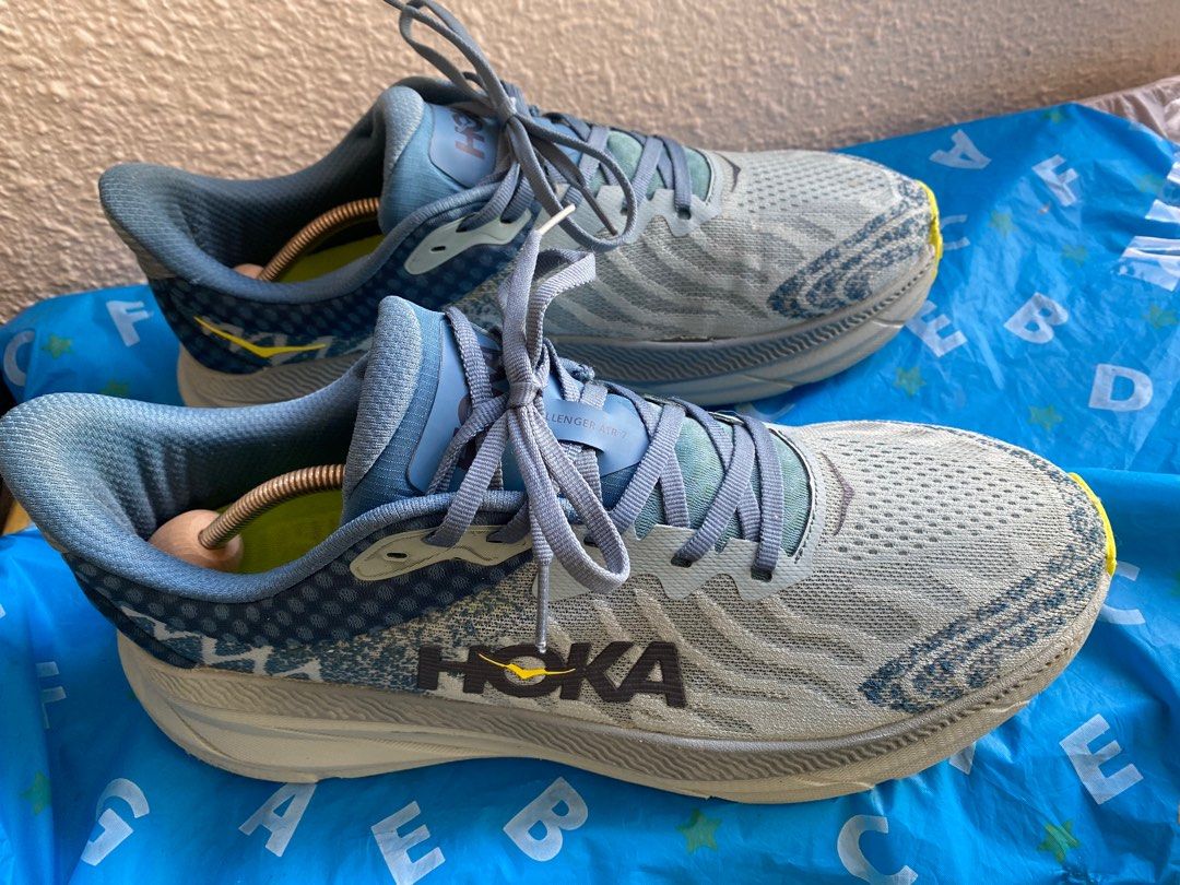 Hoka Challenger ATR 7 Running Shoes - Blue, Men's Fashion, Footwear ...