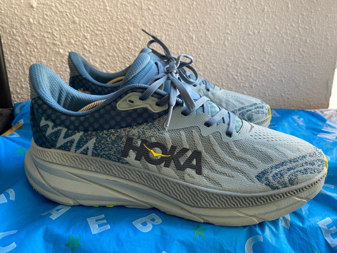 Hoka Challenger ATR 7 Running Shoes - Blue, Men's Fashion, Footwear ...