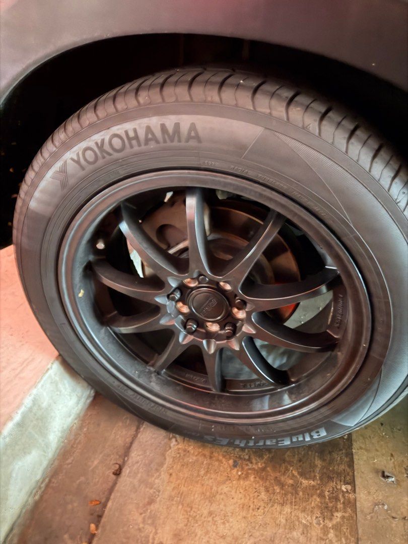 Honda Vezel Rims & Carbon Fiber Steering Wheel (FOR SWAP), Car ...