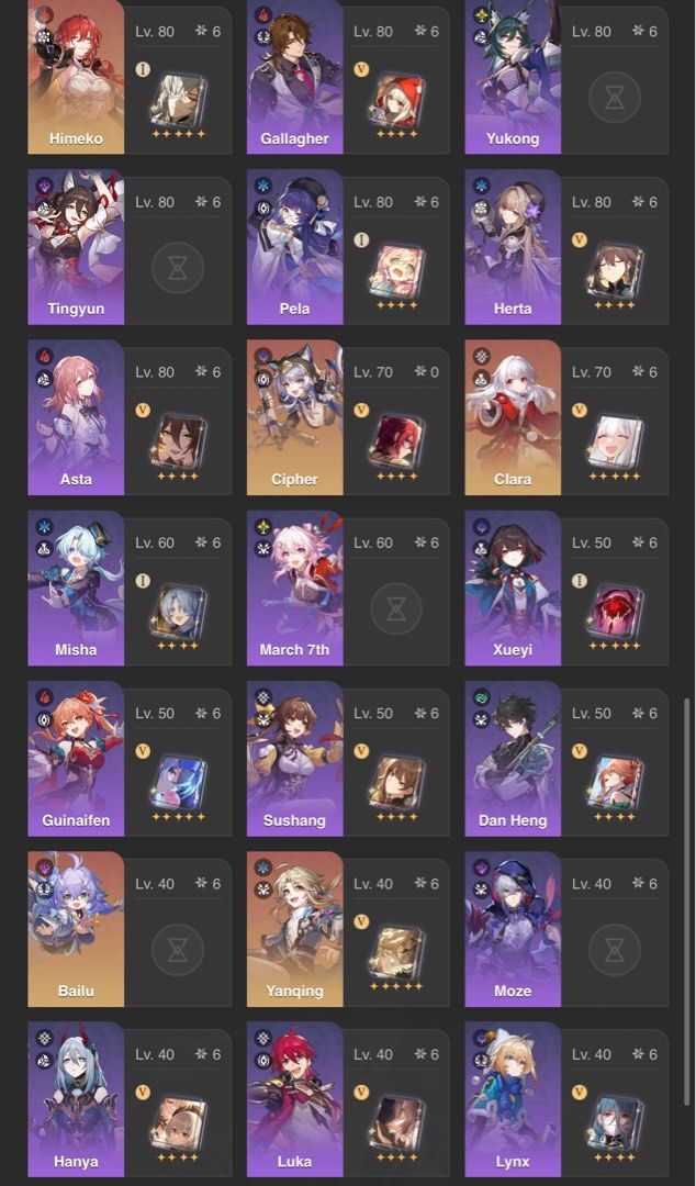 Honkai Star Rail HSR Whale account 15 E6, Video Gaming, Video Games ...