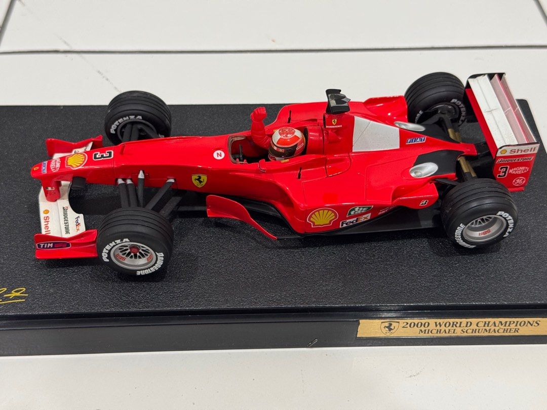 Hot Wheels Ferrari F1 2000 Michael Schumacher, Hobbies & Toys, Toys ...