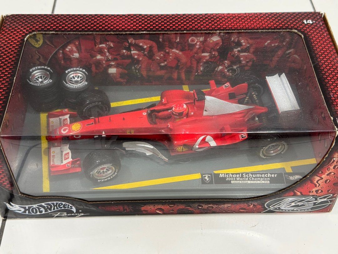 Hot Wheels Ferrari F1 Michael Schumacher 2003 World Champion, Hobbies ...