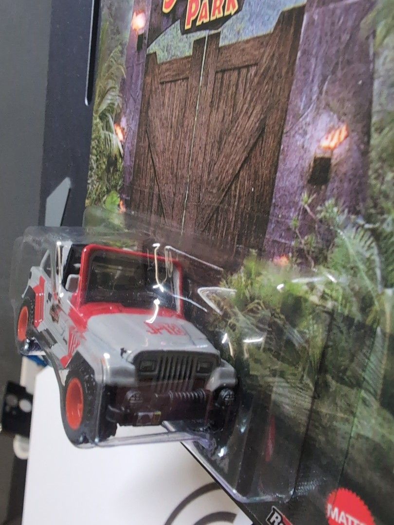 Hot Wheels Pop Culture Jurassic Park Wrangler Safari, Hobbies & Toys ...