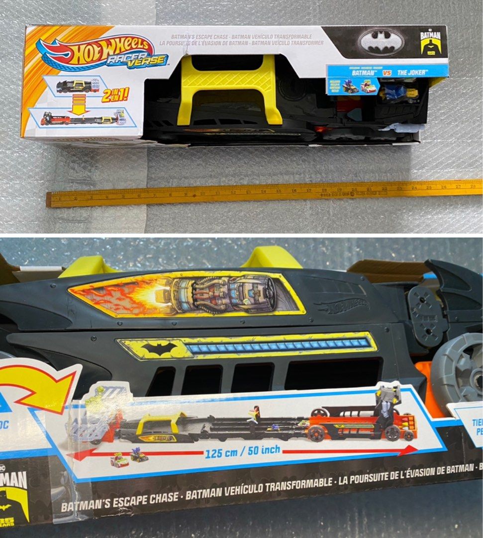 Hot Wheels RacerVerse Bat-Truck Race Track, Hobbies & Toys, Toys ...