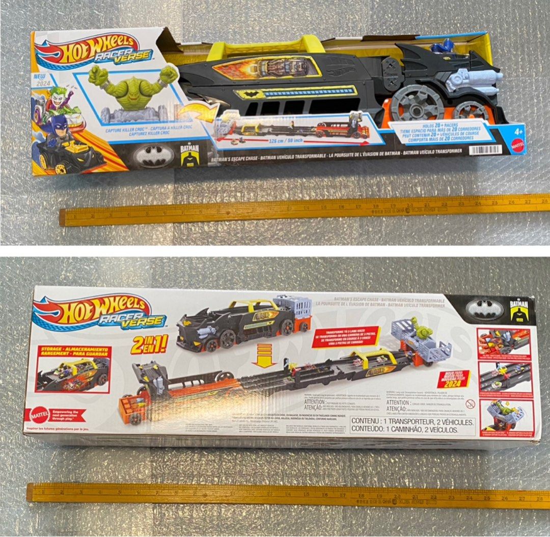 Hot Wheels RacerVerse Bat-Truck Race Track, Hobbies & Toys, Toys ...