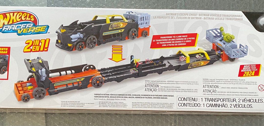 Hot Wheels RacerVerse Bat-Truck Race Track, Hobbies & Toys, Toys ...