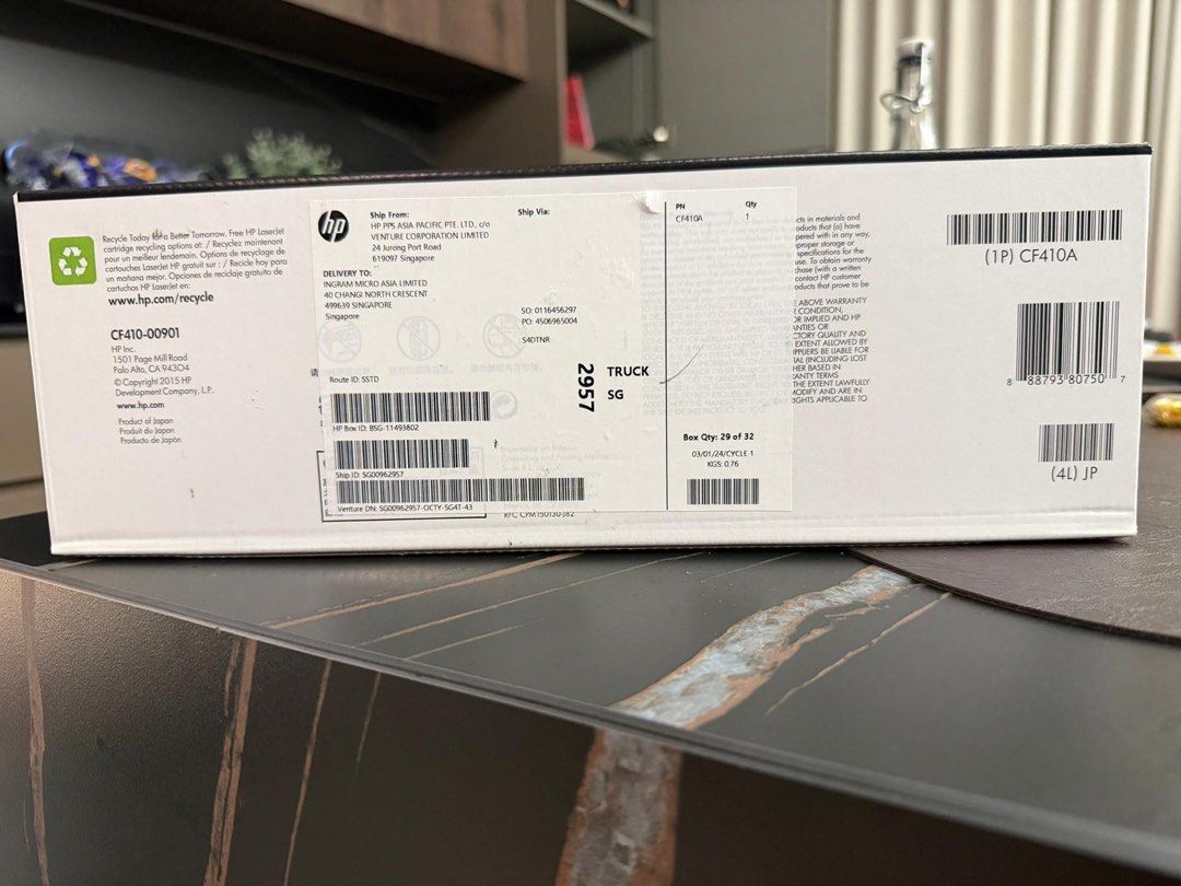 HP Color LaserJet Pro MFP M477fdw Toner Catridge, Computers & Tech ...