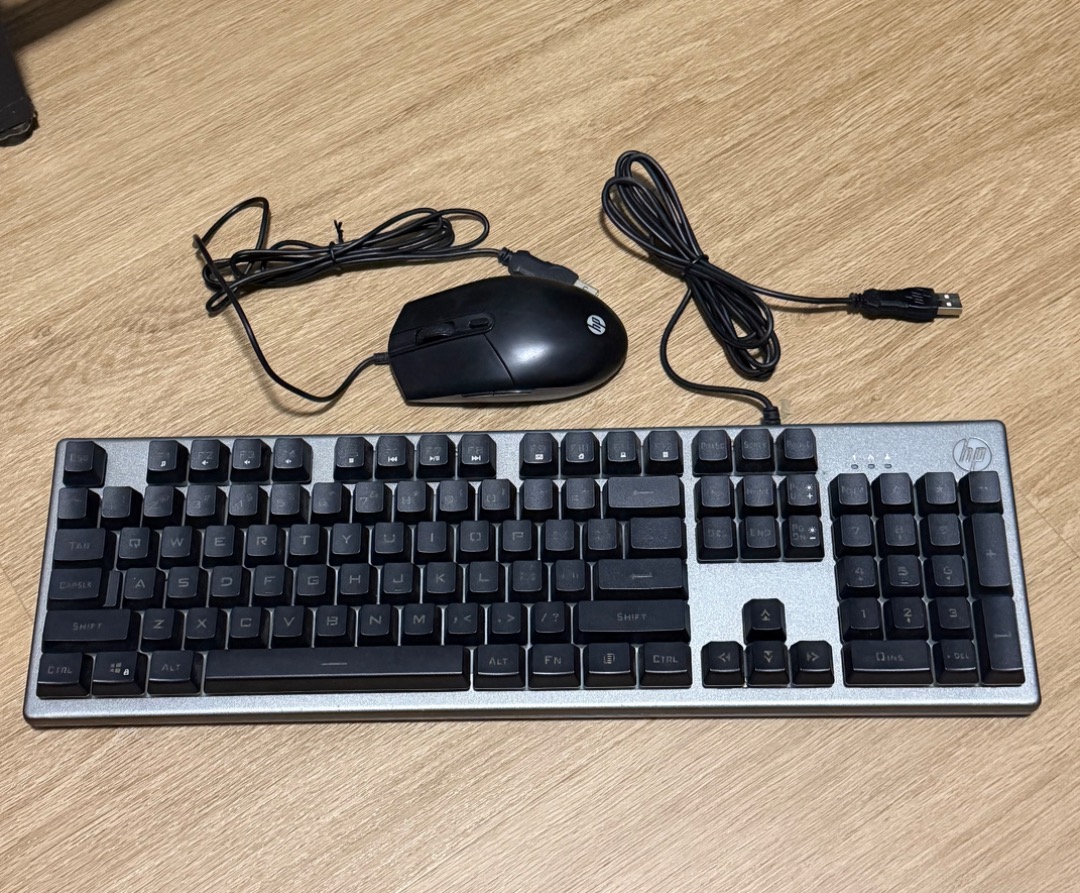 HP Wired Keyboard and Mouse Combo, Computers & Tech, Parts ...