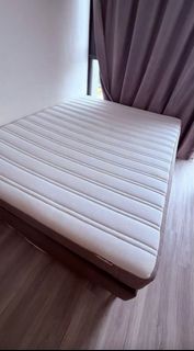 IKEA Single Bed Frame with Mattress. 90x200cm, Furniture & Home Living ...