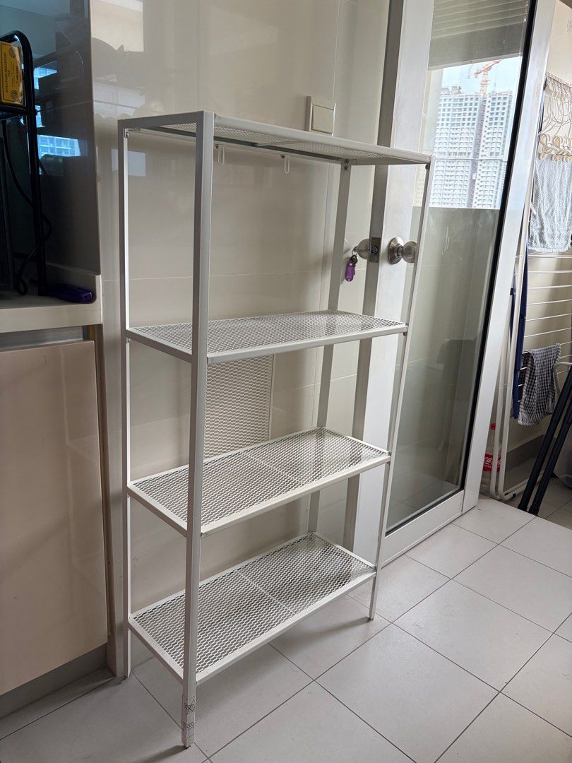 IKEA Shelving Unit - White, Furniture & Home Living, Furniture, Shelves ...